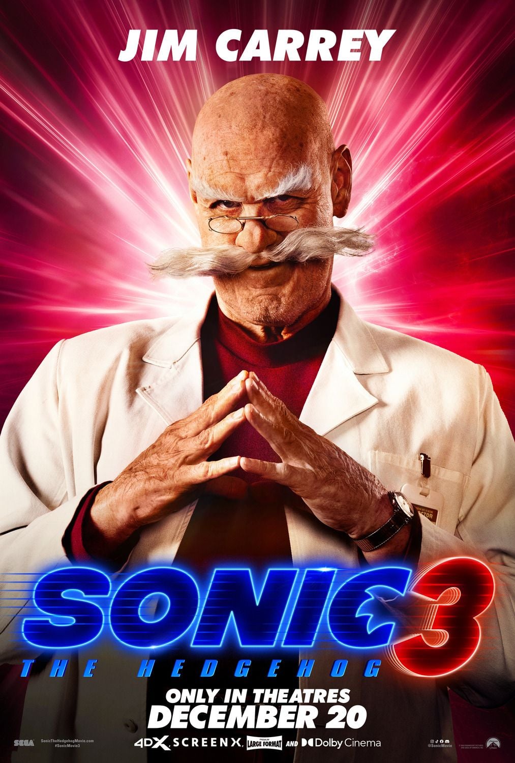 Cartel de la película Sonic 3. La película - Foto 34 por un total de 40 ...