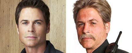Rob Lowe se somete a una sesión de 9 horas para ser viejo en el filme ...