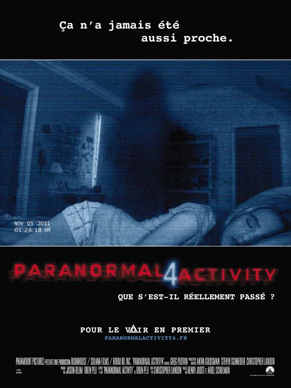 Cartel de la película Paranormal Activity 4 - Foto 1 por un total de 20 ...