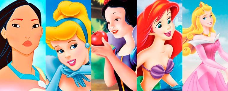 6 Princesas Originales De Disney