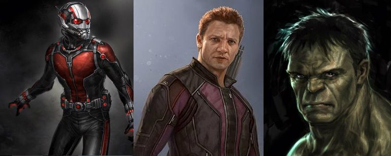 Marvel publica nuevos 'concept art' de Ant-Man, Hulk y Ojo de Halcón ...