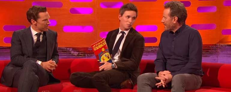 Eddie Redmayne, Benedict Cumberbatch y Bryan Cranston practican magia ...