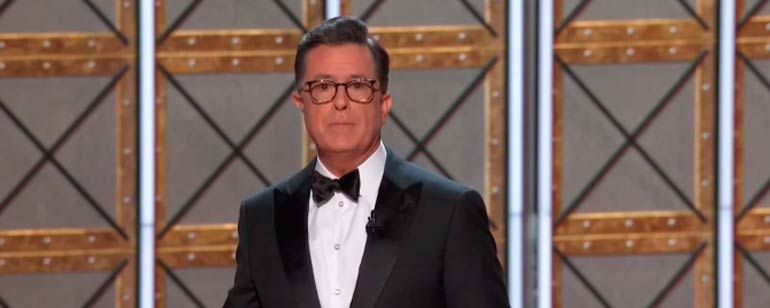 Emmys 2017: Este es el divertido monólogo de Stephen Colbert ...