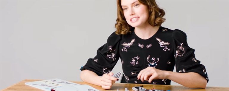 'Star Wars: Los últimos Jedi': Daisy Ridley construye un Halcón ...