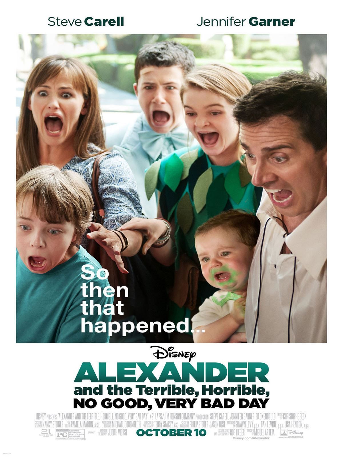 Cartel de la película Alexander y el día terrible, horrible, espantoso ...
