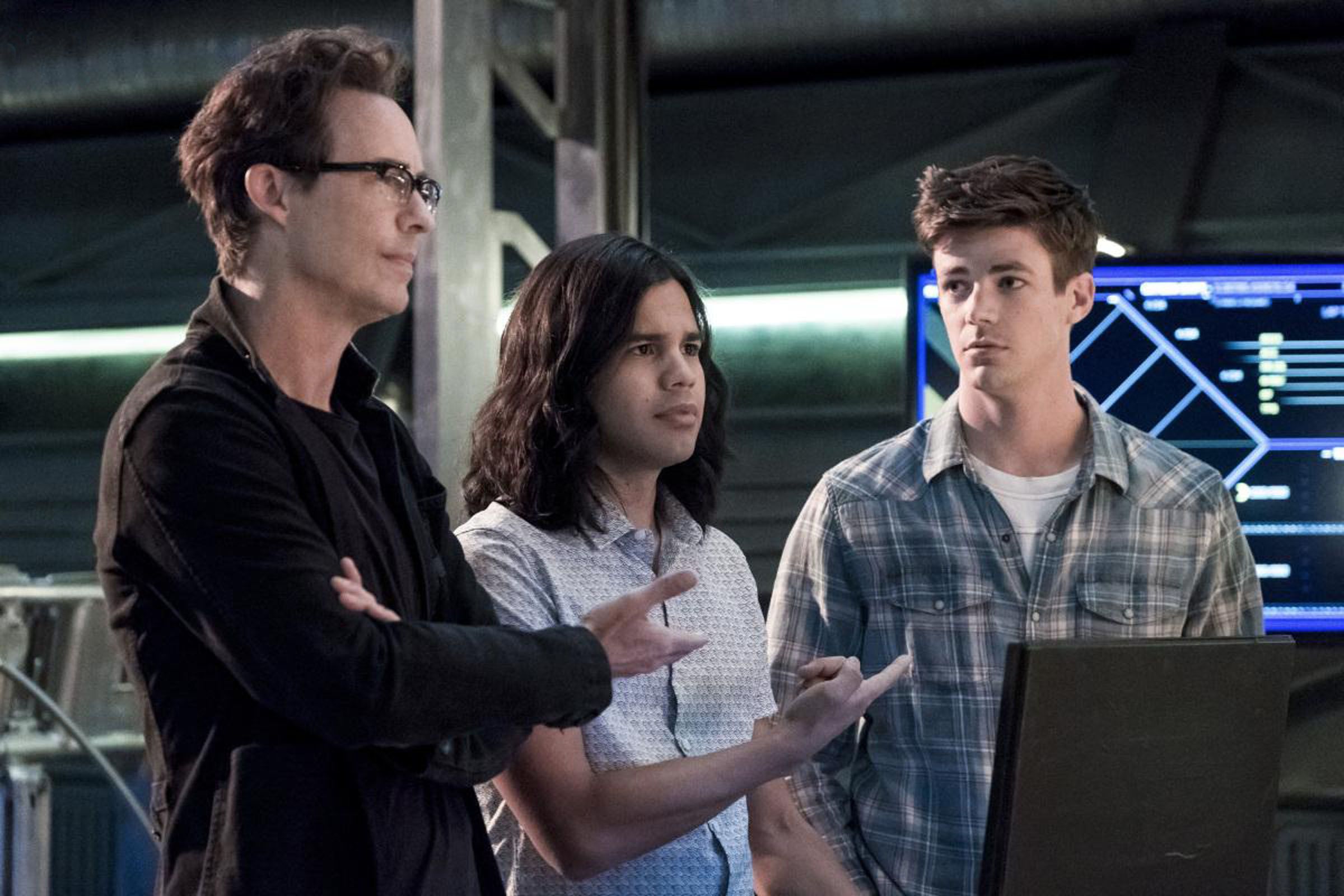 The Flash : The Flash : Foto Grant Gustin, Carlos Valdes, Tom Cavanagh ...