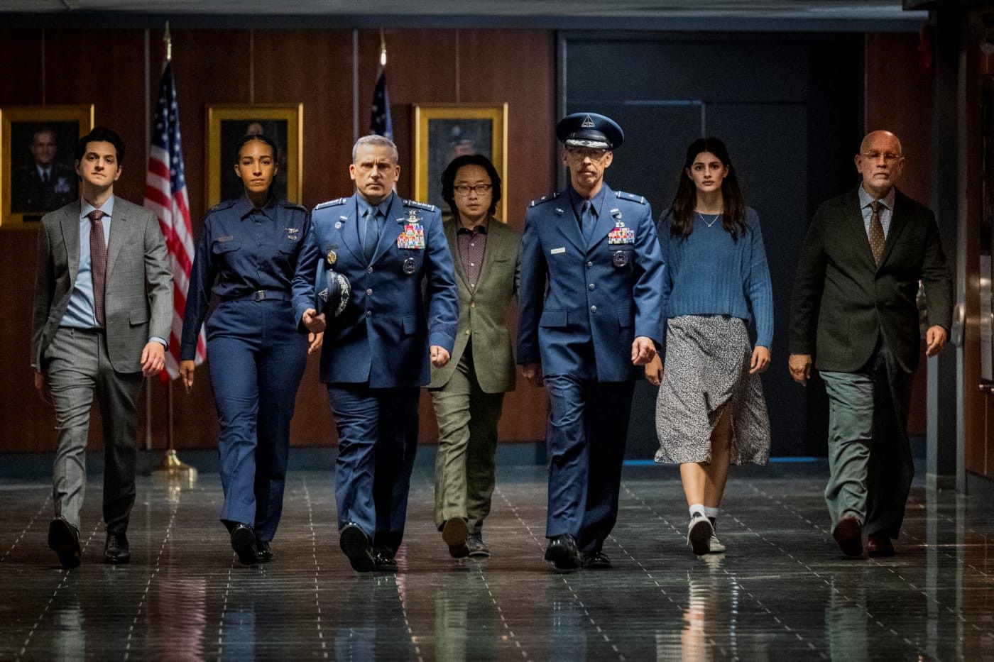 Space Force : Foto John Malkovich, Ben Schwartz, Don Lake, Tawny ...