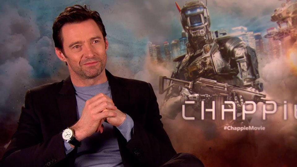 Entrevista sobre Chappie : Hugh Jackman Interview 2: Chappie ...